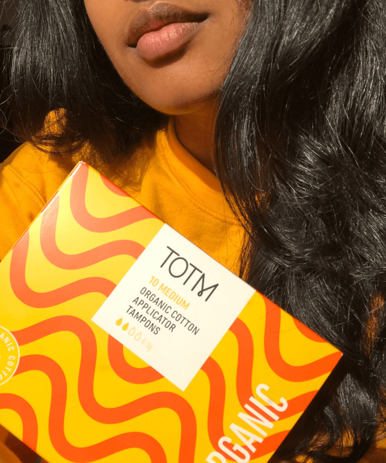 TOTM | Non-Applicator Tampons | Organic Cotton | Biodegradable | TOTM