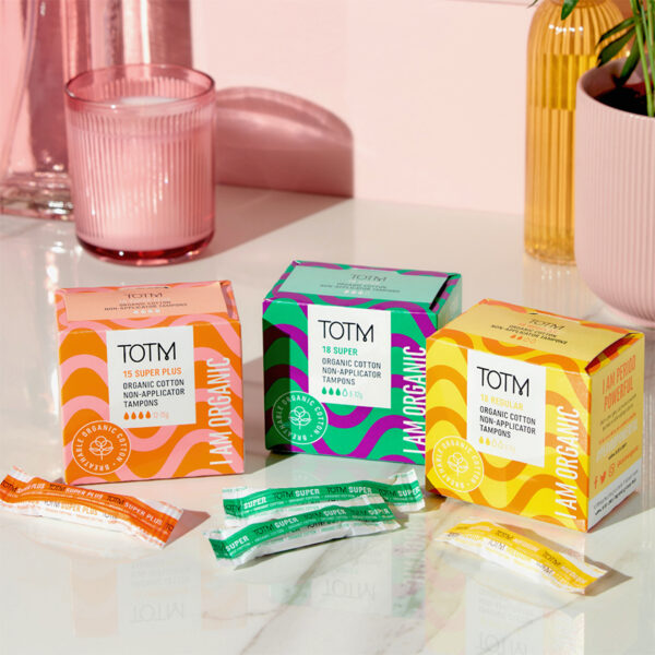 Non-Applicator Tampons | Organic Cotton | Biodegradable | TOTM