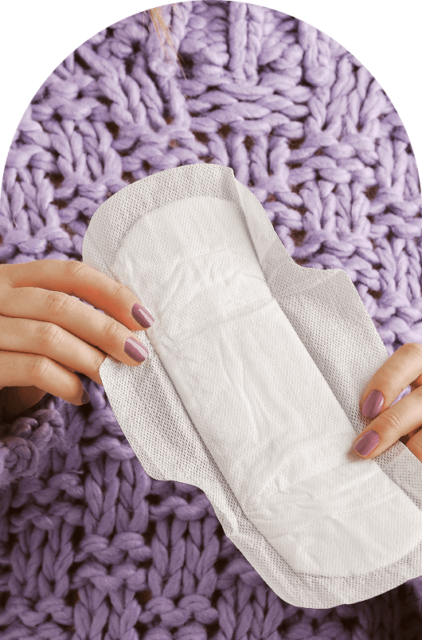 Natural Period Pads | 100% Organic Cotton Topsheet | TOTM